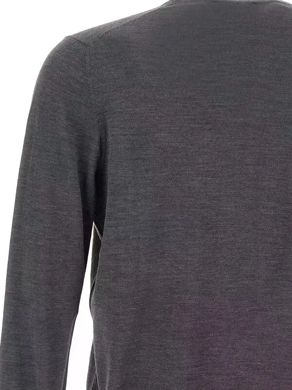 GRAN SASSO Crew-neck Ribbed Sweater