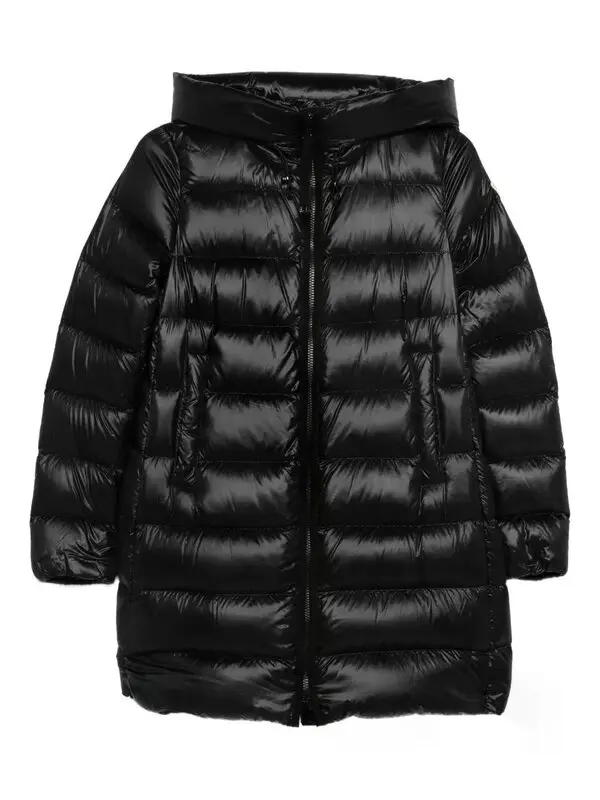 Moncler Suyenne Hooded Quilted Coat - Black