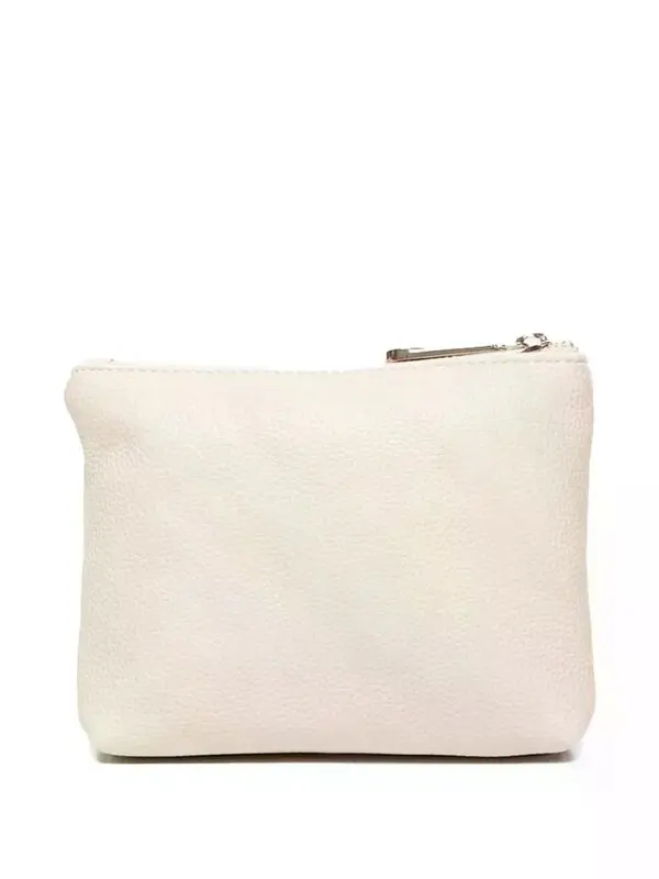 V°73 Embossed Logo Pouch - White