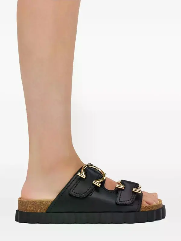 FERRAGAMO Gancini Buckle Sandals