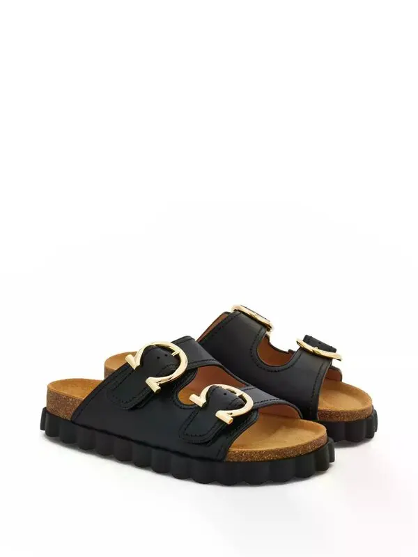 FERRAGAMO Gancini Buckle Sandals