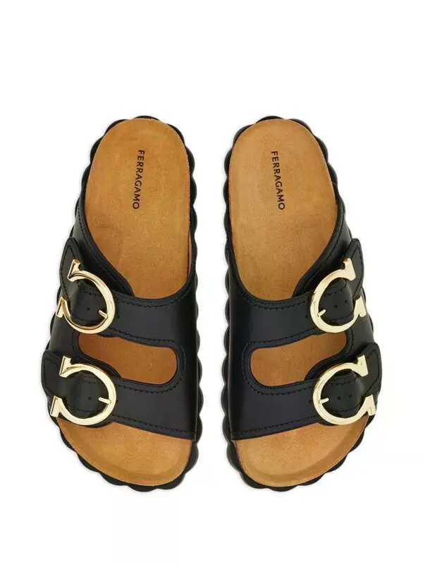 FERRAGAMO Gancini Buckle Sandals