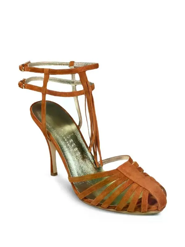 CABECEO 100mm Caged Heeled Sandals