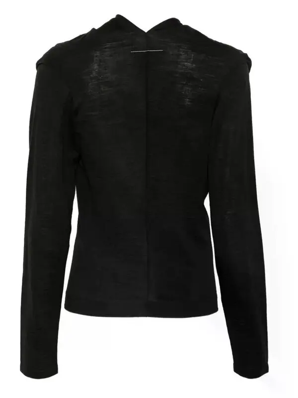MAISON MARGIELA Hooded Long-sleeve Jumper