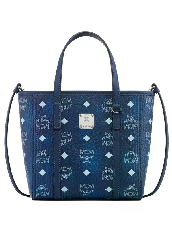 Mcm Toni Mini Tote Bag - Blue