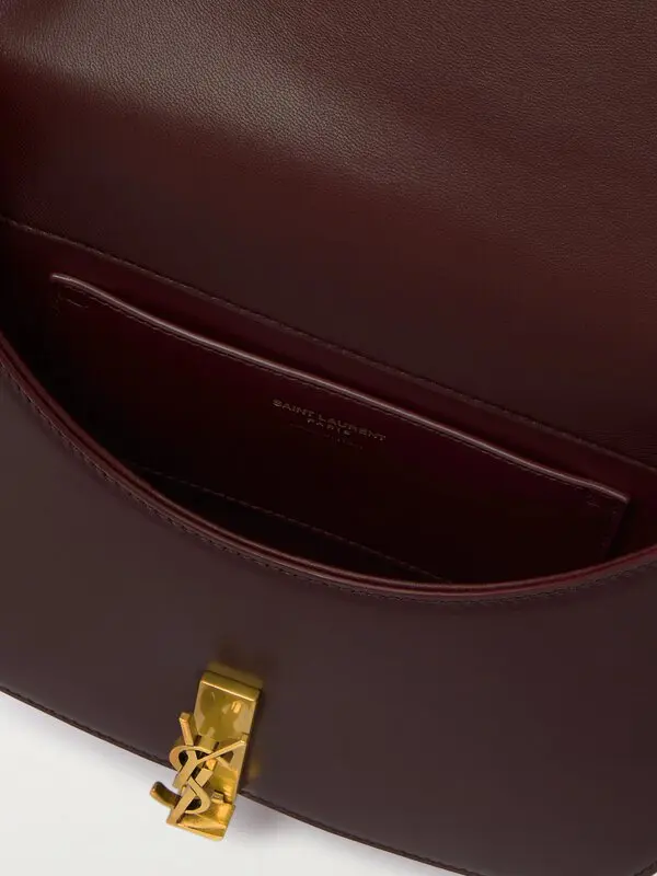 Saint Laurent Voltaire Top Handle Mini Leather Tote