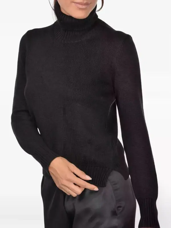 GRAN SASSO Roll-neck Wool Sweater