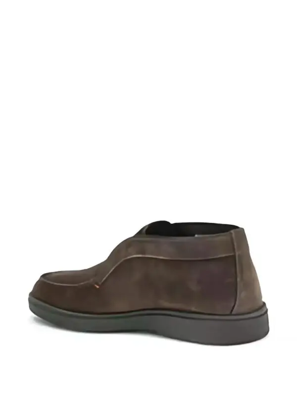 Santoni Suede Ankle Desert Boots - Brown