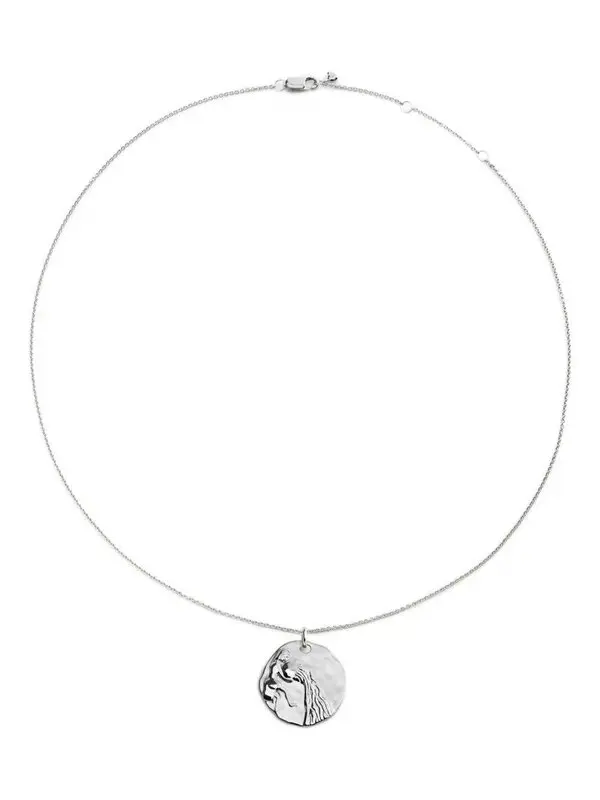 Monica Vinader Aquarius Zodiac Pendant Necklace - Silver