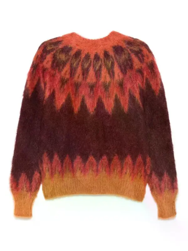 MARANT ETOILE Patterned Sweater - Red