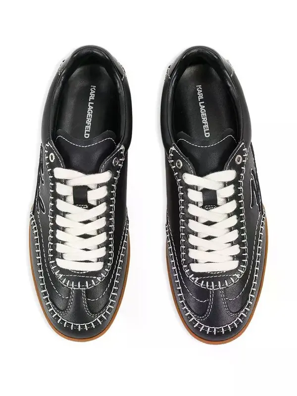 Karl Lagerfeld Signature-stitching Trainers