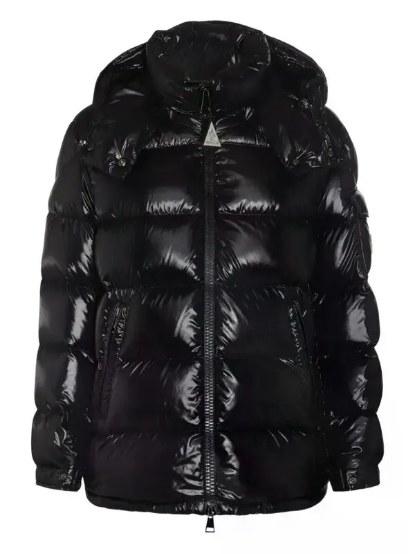 Moncler Maire Hooded Puffer Jacket - Black