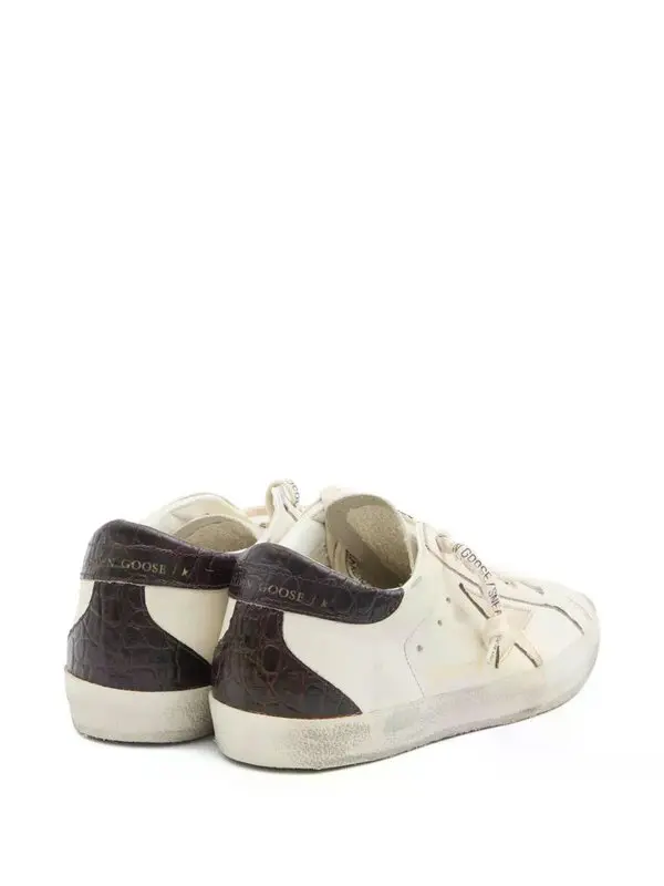 GOLDEN GOOSE Super-star Crocodile-effect Sneakers