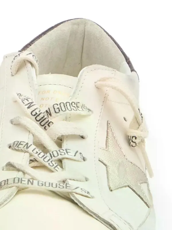 GOLDEN GOOSE Super-star Crocodile-effect Sneakers