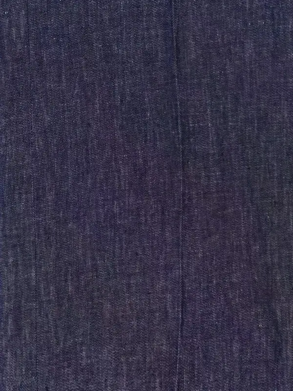 Gabriela Hearst Belted Wide-leg Denim Pants