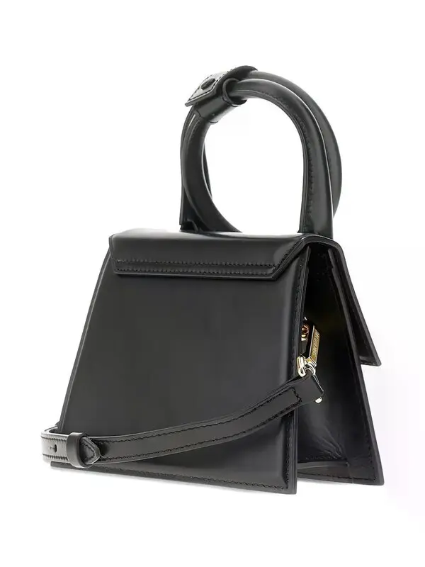 Jacquemus Mini Chiquito Knot-Handle Tote Bag Black Editorialist