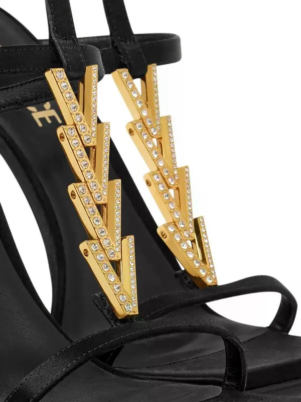 Versace 105mm Crystal-embellished Sandals