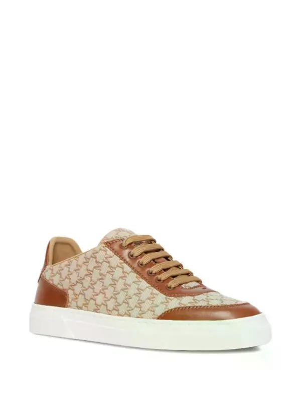 Max Mara Monogram Panel Sneakers - Visone