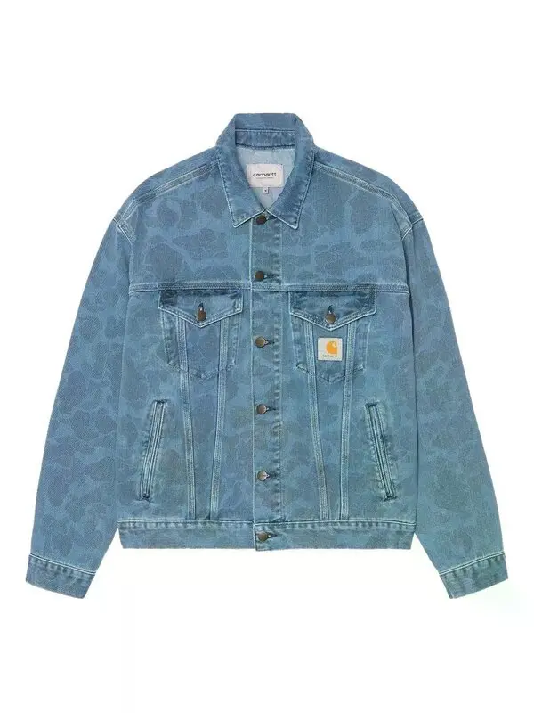 Carhartt Work In Progress Duck Helston Denim Jacket - Blue