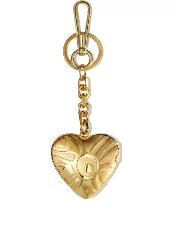 Emilio Pucci Heart Mirror Keyring - Yellow