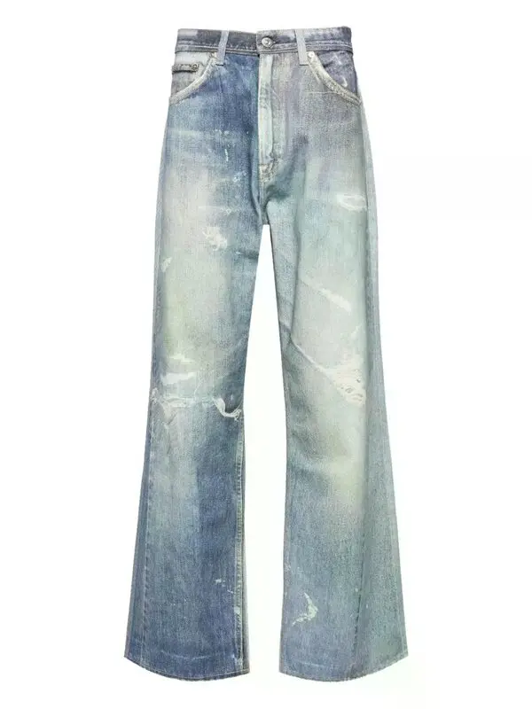 Our Legacy Third Cut Printed Denim Jeans