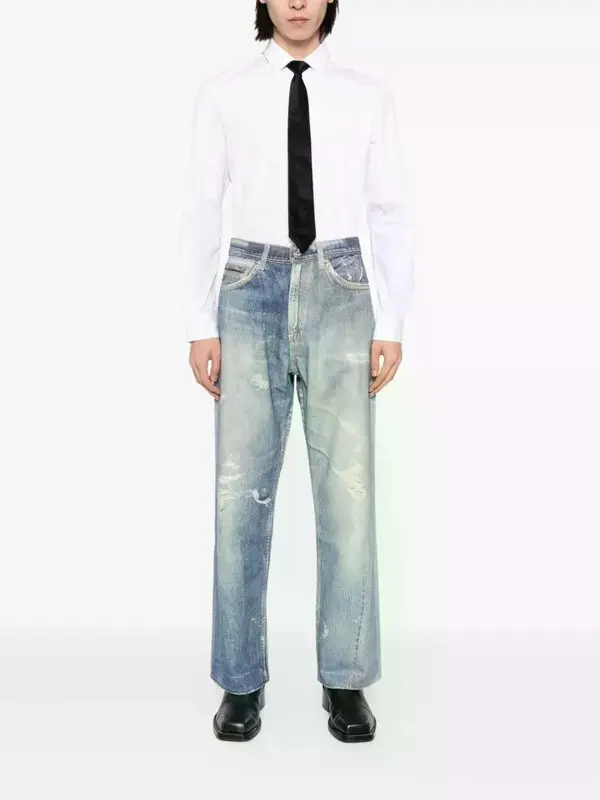 Our Legacy Third Cut Printed Denim Jeans