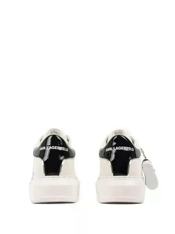 Karl Lagerfeld Kapri Patent-leather Keychain Sneakers
