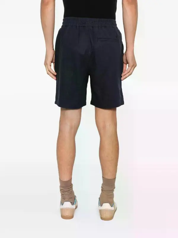 LES DEUX Linen Drawstring Shorts