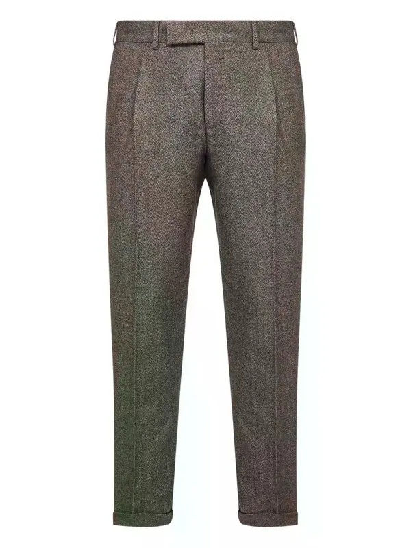 PT TORINO Pleated Wool Trousers
