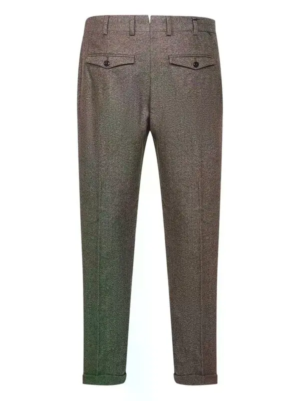 PT TORINO Pleated Wool Trousers