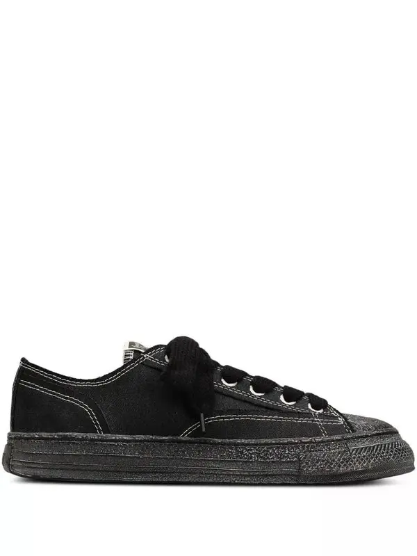 GENERAL SCALE. Roy Past-sole Smudged Canvas Sneakers
