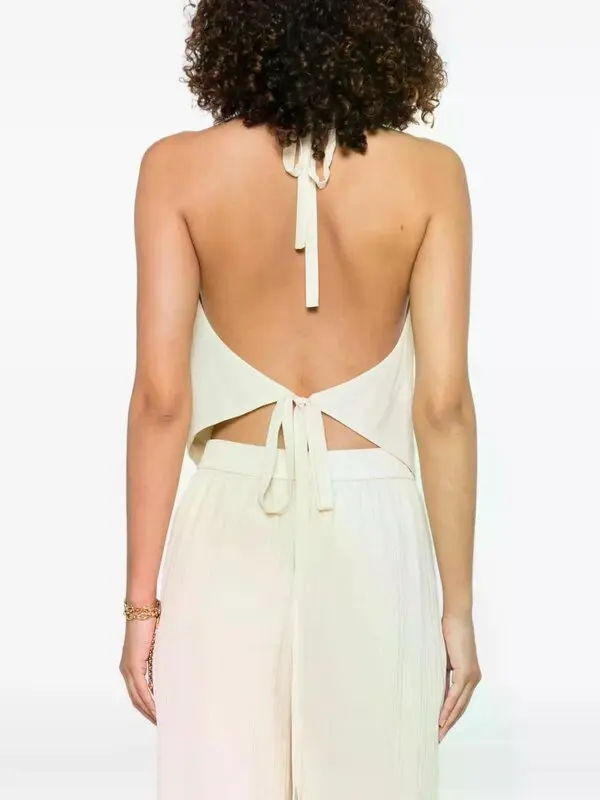 JOSEPH Halter-neck Button Top