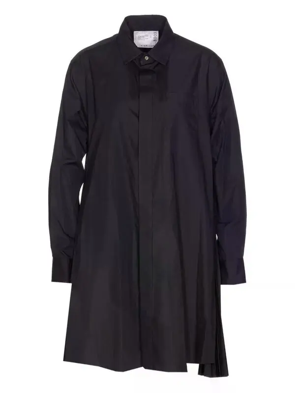 Sacai Button-down Mini Shirt Dress