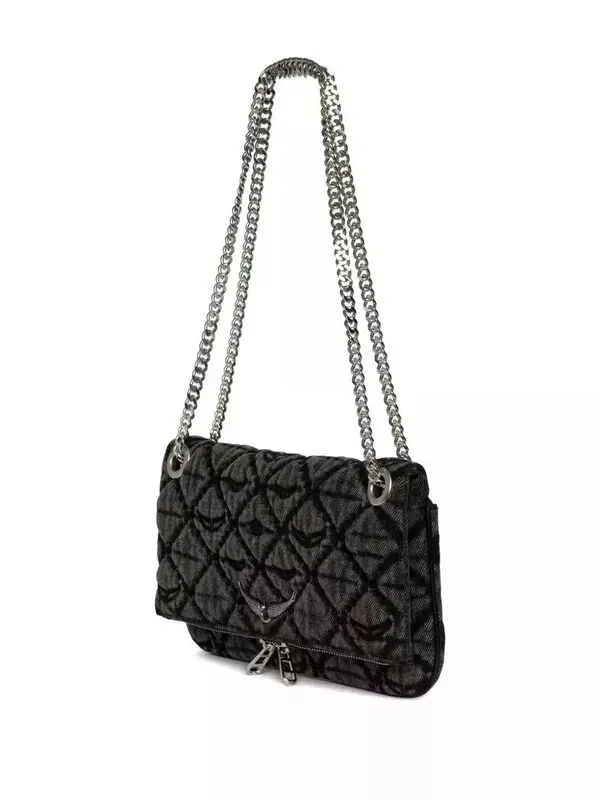 Zadig&Voltaire Rock Ii Logo Clutch Bag - Black