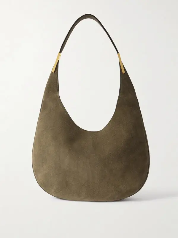 Savette Florence Suede Tote - Brown