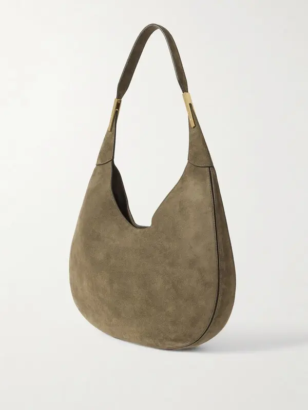 Savette Florence Suede Tote - Brown