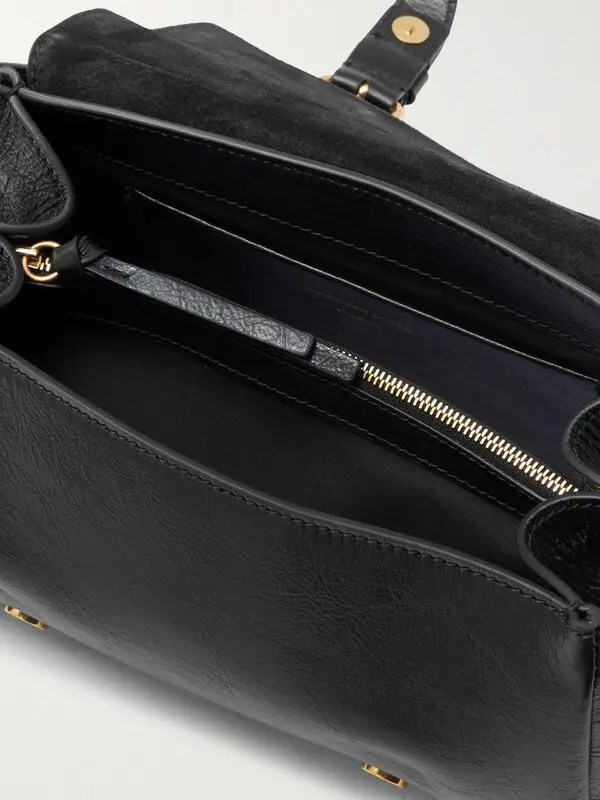 Dries Van Noten Leather Camera Shoulder Bag