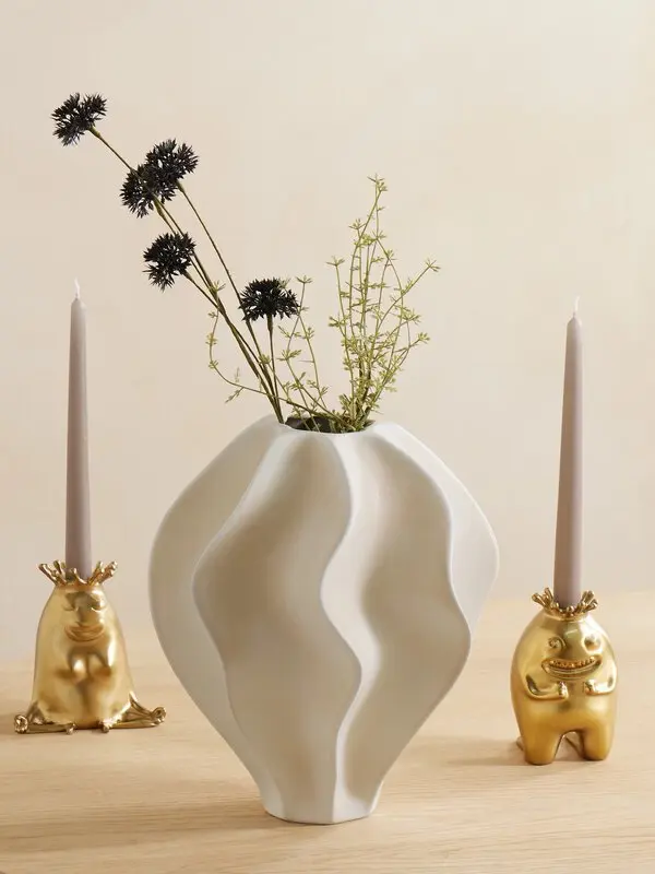 L'Objet Douro Porcelain Vase - Neutrals