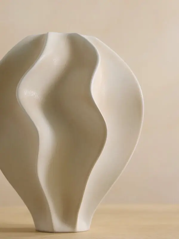 L'Objet Douro Porcelain Vase - Neutrals