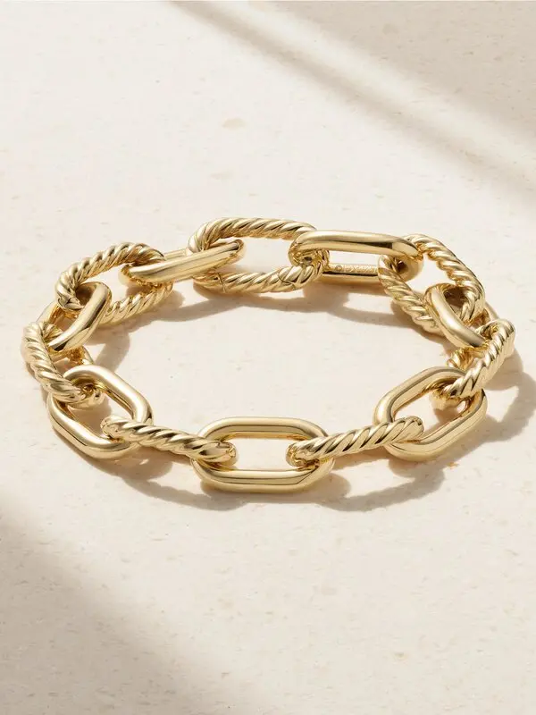David Yurman Dy Madison 18-karat Link Bracelet - Gold