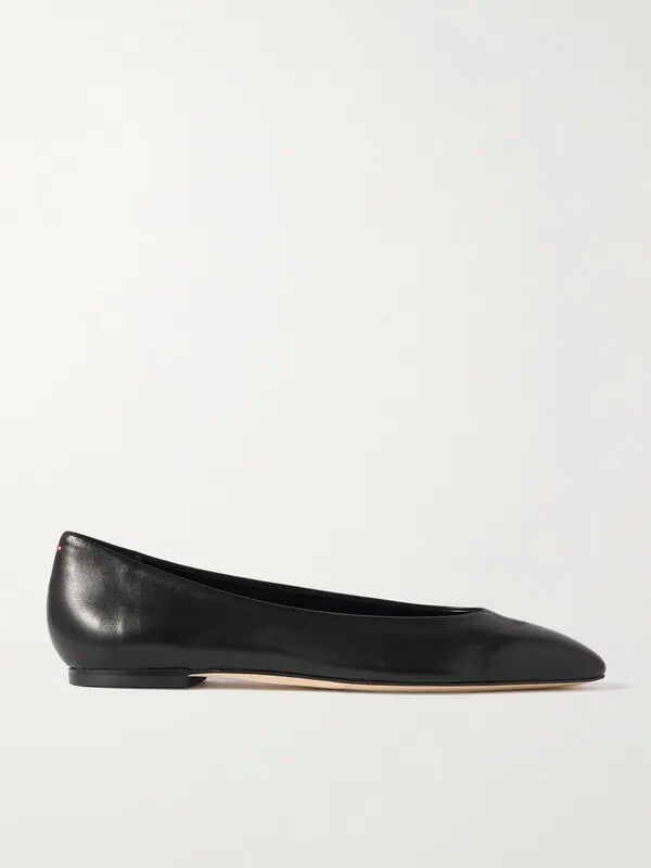 AeydĒ Ellie Leather Ballet Flats