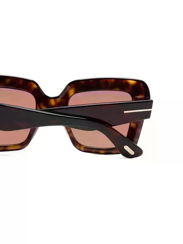 TOM FORD Esme Tortoiseshell Sunglasses - Brown
