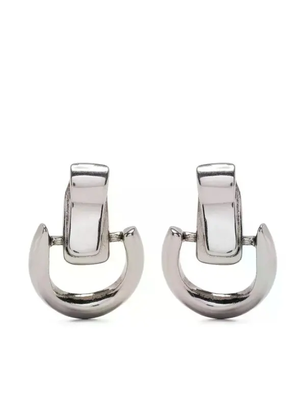 Ermanno Scervino Half-hoop Earrings - Silver