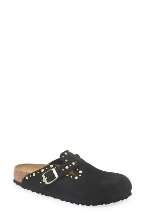 BIRKENSTOCK Boston Rivets Clog - Black