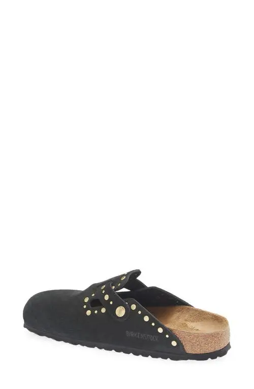 BIRKENSTOCK Boston Rivets Clog - Black