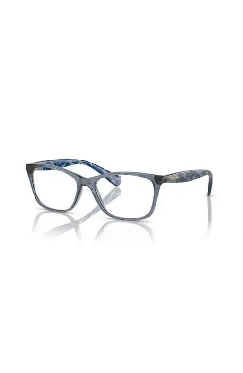 Ralph Lauren 52mm Cat Eye Optical Glasses - Blue