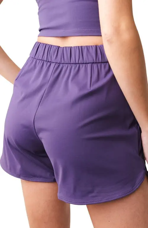 VITALITY Nomad High Rise Relaxed Fit Short - Plum