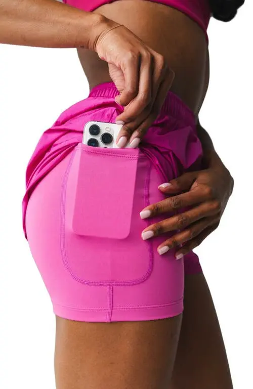 VITALITY Surface Run Short - Fuchsia