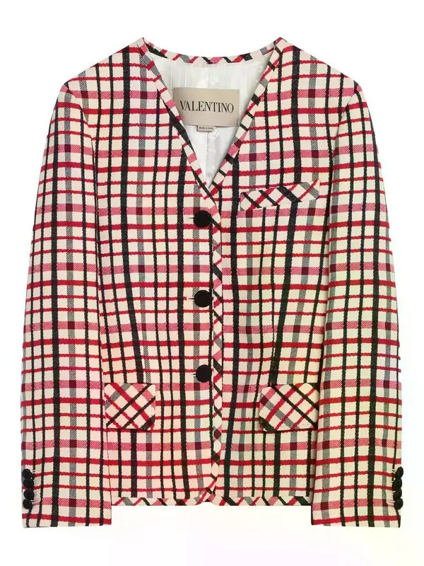 Valentino Garavani Checked Jacket