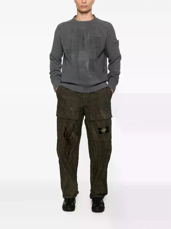 Stone Island Raglan-sleeve Wool Sweatshirt